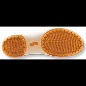 CROCS | Shoes | Crocs Carlie Peep Toe Flat Oystermango Color | Poshmark